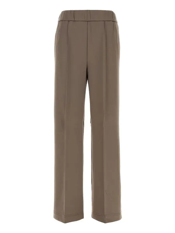 Moncler Stretch Nylon Blend Trousers - Brown