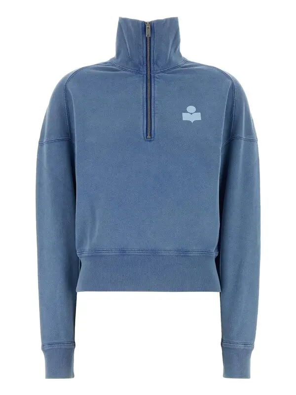 Isabel Marant Étoile Air Force Cotton Blend Ross Sweatshirt - Blue