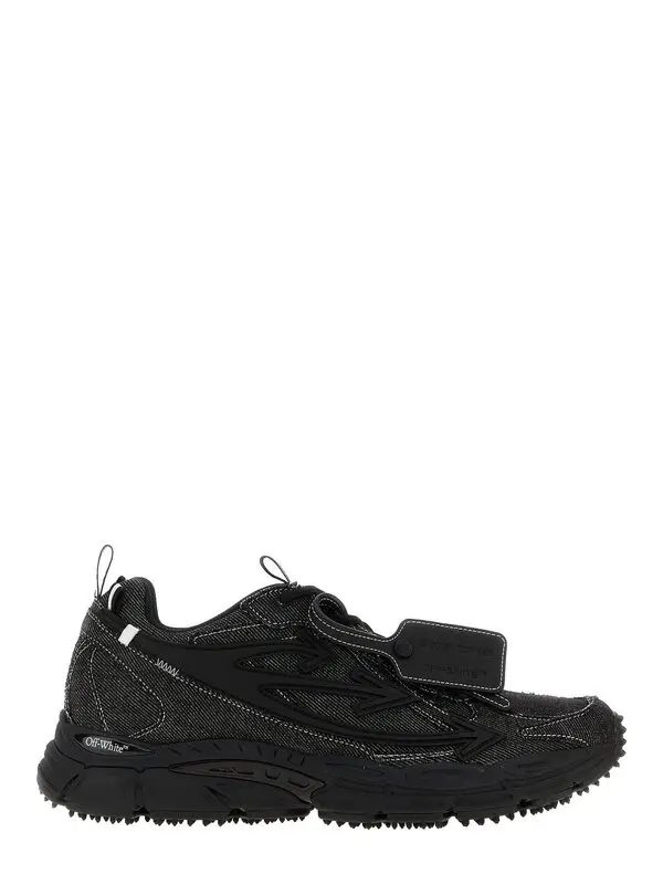 Off-White Denim Sneakers - Black