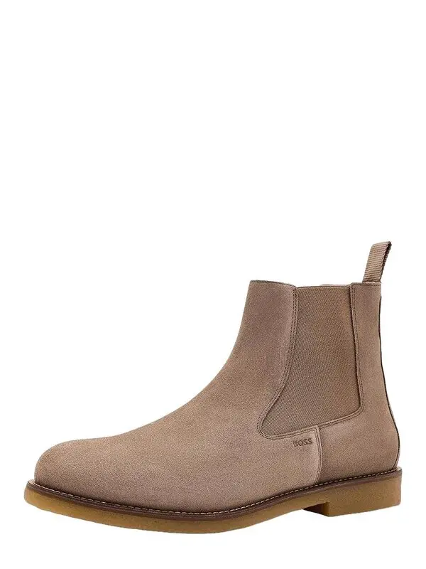 BOSS Kope Suede Chelsea Boots - Beige