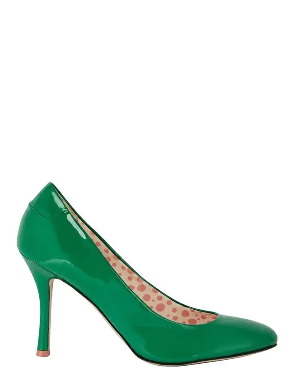 CHEETAH STORIES SA Classic Cheeletto Pump In Patent - Green