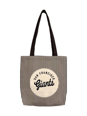 LOGO BRANDS San Francisco Giants Classic Canvas Tote By - Black