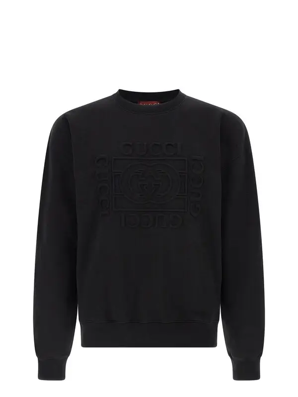 Gucci Incrocio Gg Sweatshirt - Black