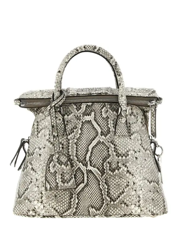 MAISON MARGIELA 5ac Classique' Mini Shoulder Bag - Gray