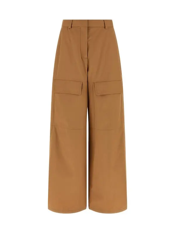 Stella McCartney Cotton Cargo Pants - Cream