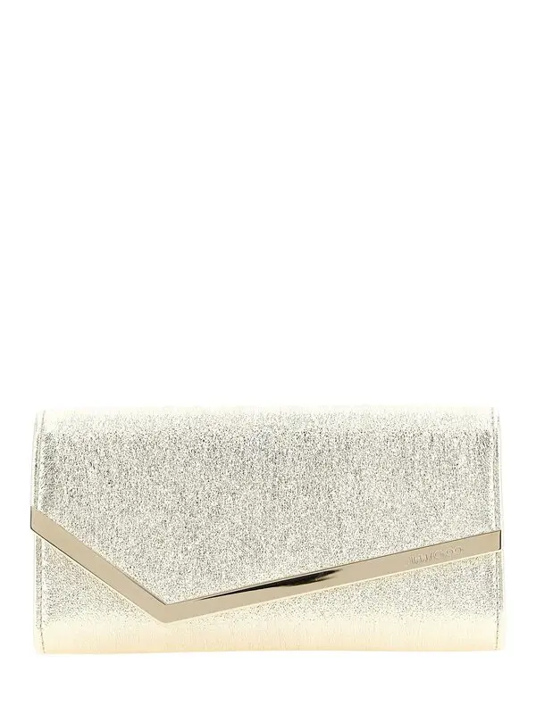 JIMMY CHOO Emmie Clutch Bag - Gold