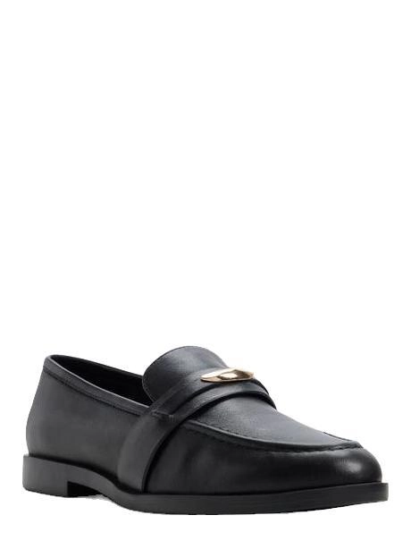 Aldo Ellya Loafer With Polished Hardware - Black
