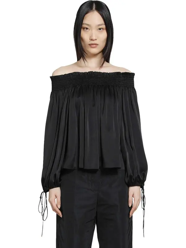 Chloé Off-the-shoulder Top - Black