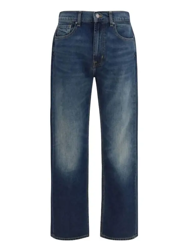 7 For All Mankind Straight-leg Jeans - Blue