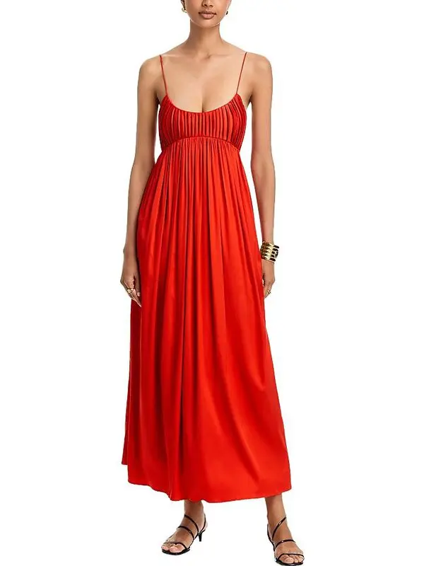Tove Katrine Sleeveless Maxi Dress - Red