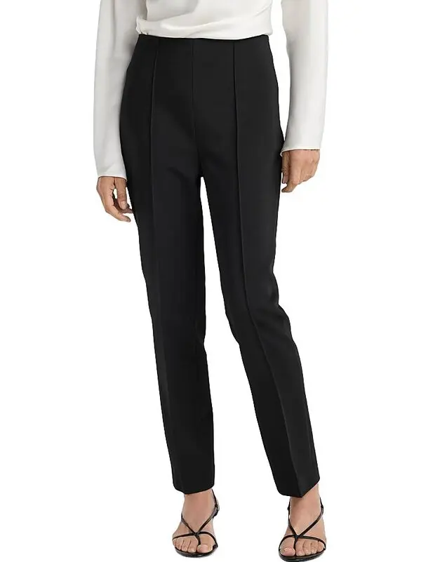 RÓHE Cigarette Leg Tailored Trousers - Black