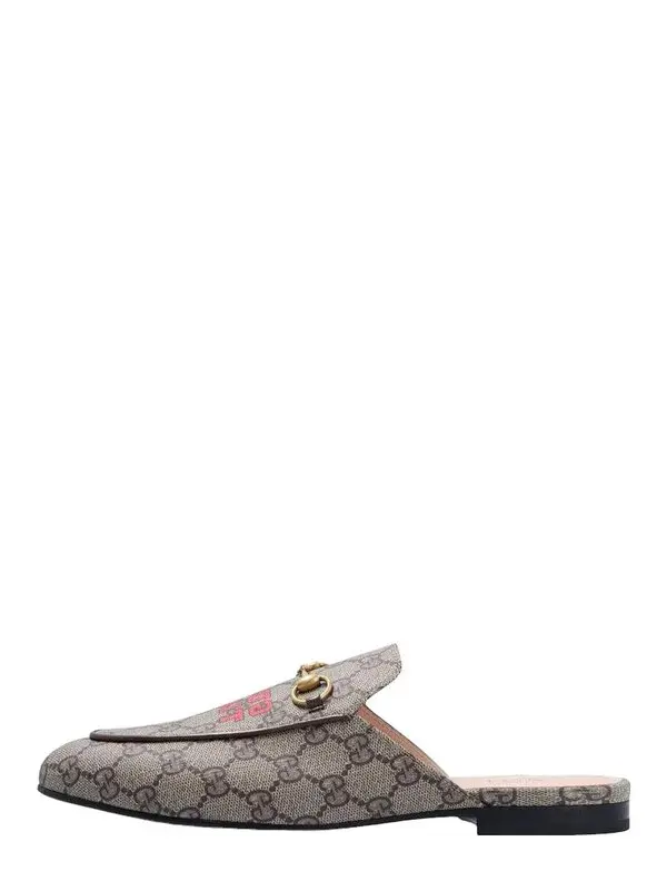 Gucci Princetown Slipper Tiger Beige Ebony - Beige/ebony