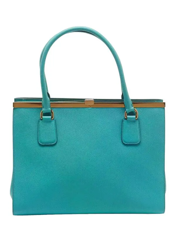 Dolce & Gabbana Large Eva Leather Tote Bag - Blue