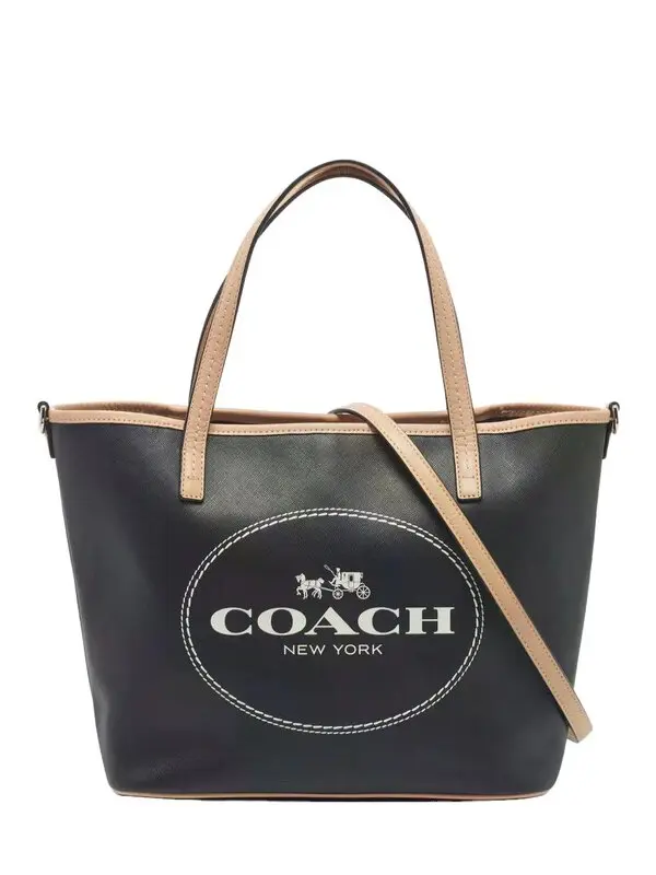 COACH VINTAGE Metro Horse And Carriage Tote Bag - Black