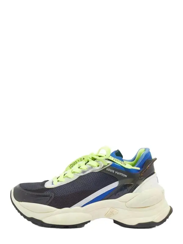 LOUIS VUITTON Run 55 Mesh Sneakers - Black