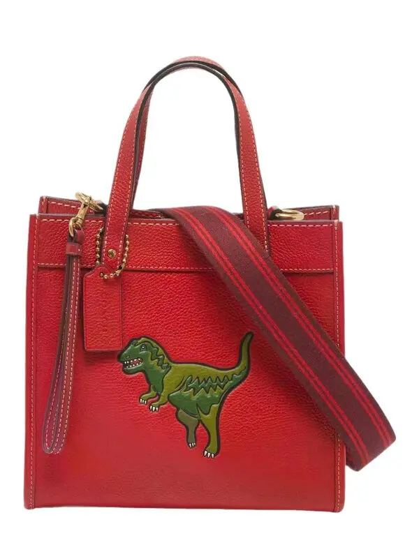 COACH Leather Rexy Tote Bag - Red