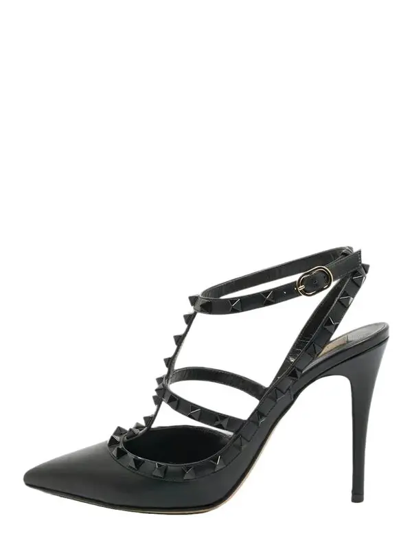 Valentino Garavani Rockstud Cage Pumps - Black