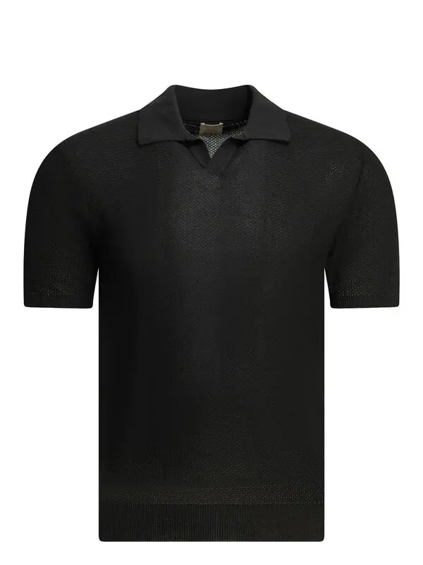 RAKKI Marlon Brando" Polo Shirt - Black