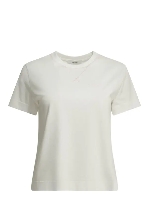 Givenchy Crewneck T-shirt With Logo - White
