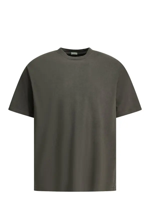 A.PRESSE Vintage Crewneck T-shirt - Black
