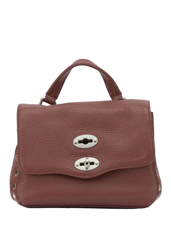 ZANELLATO Postina® Daily Baby Grained Calfskin Handbag - Red