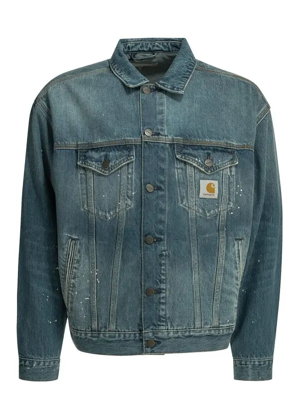Carhartt Work In Progress Helston Denim Jacket - Blue