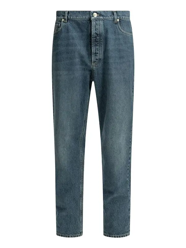 Brunello Cucinelli Straight Leg Jeans - Blue