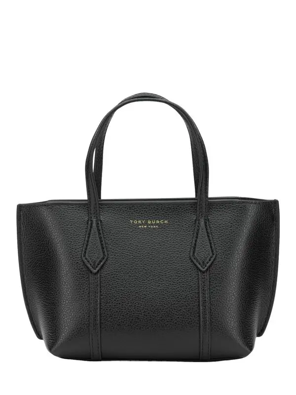 Tory Burch Leather Tote Bag - Black