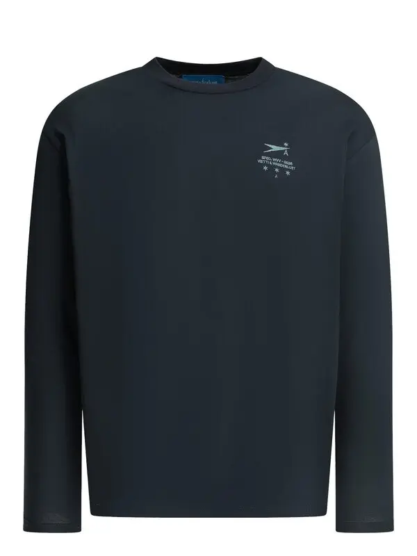 WANDERLUST VISION X VIETTI Echo Crew Neck T-shirt - Blue