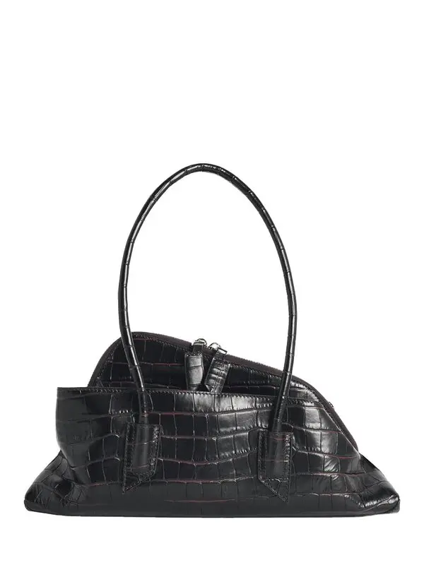 Attico La Passeggiata Small Leather Bag - Brown