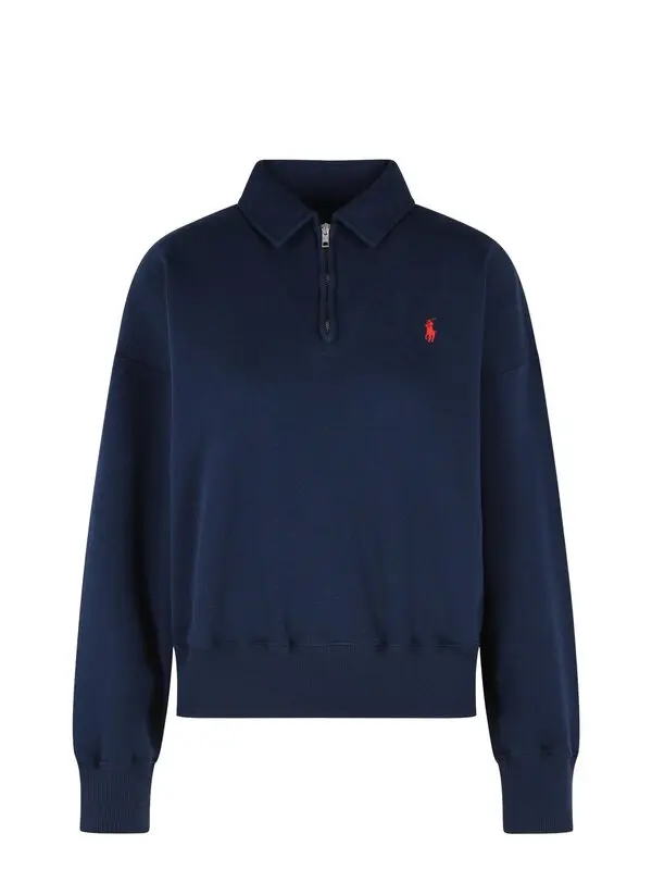 Polo Ralph Lauren Cotton Blend Sweatshirt - Navy