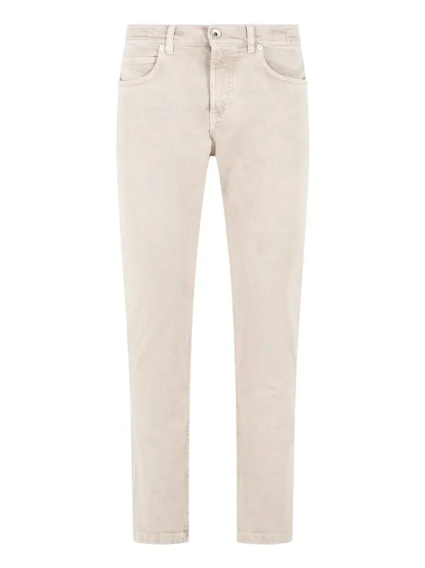 Eleventy Stretch Denim Jeans - Beige