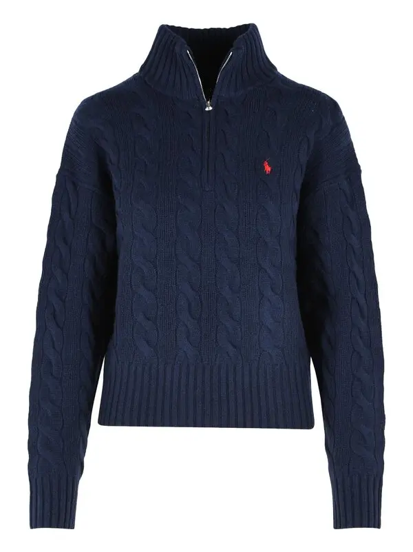 Polo Ralph Lauren Wool And Cashmere Sweater - Navy