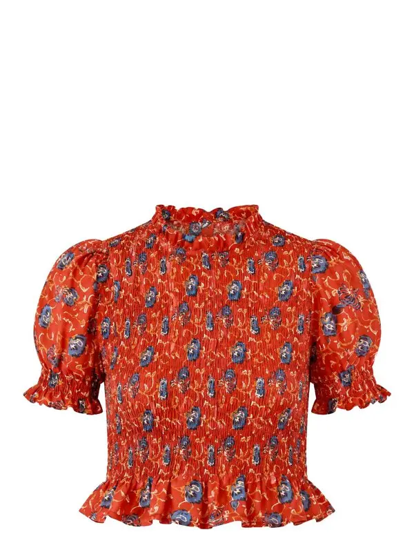MIND TRAVELER Bruna Lily Top - Red