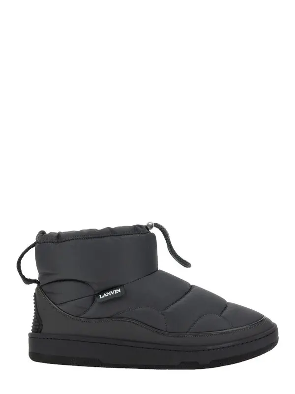 LANVIN Padded Ankle Boots With Drawstring Detail - Multicolor