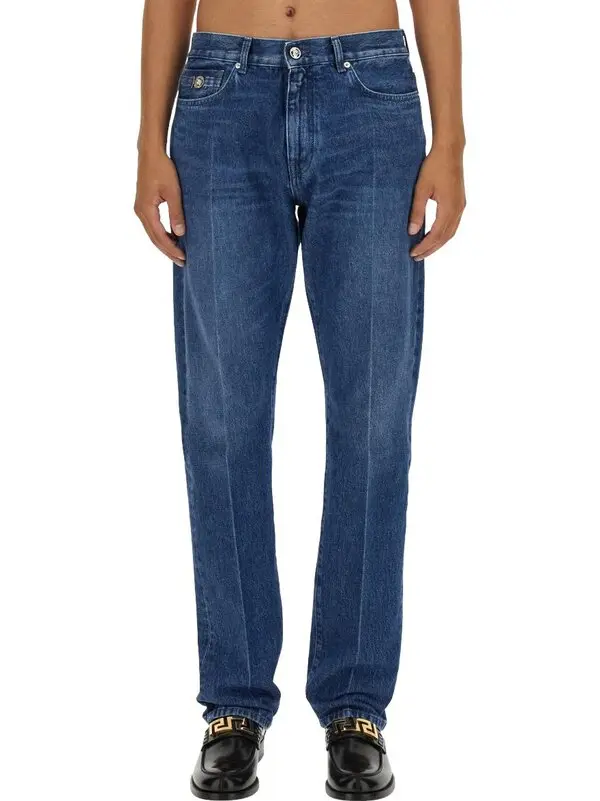 Versace Regular Fit Jeans - Blue