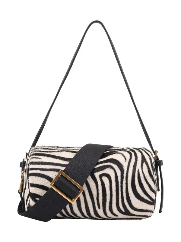 Paul Costelloe Leoni Leather Cross Body Bag - Black