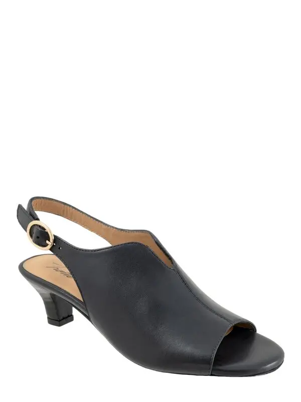 Trotters Norma Slingback Sandal - Navy
