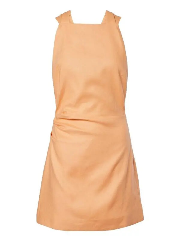SIR. Thora Linen Minidress - Orange