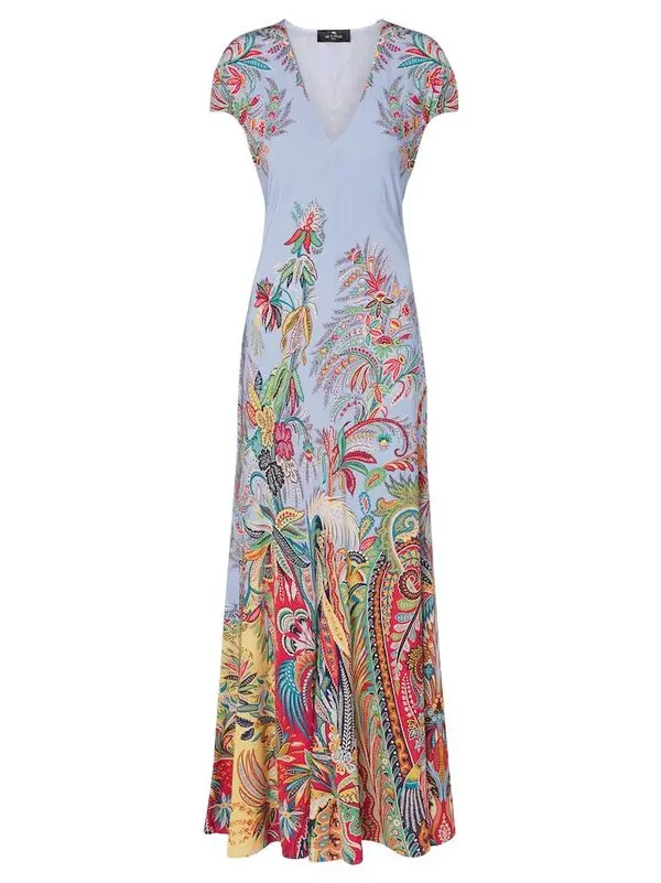 Etro Printed Maxi Dress - Multicoloured