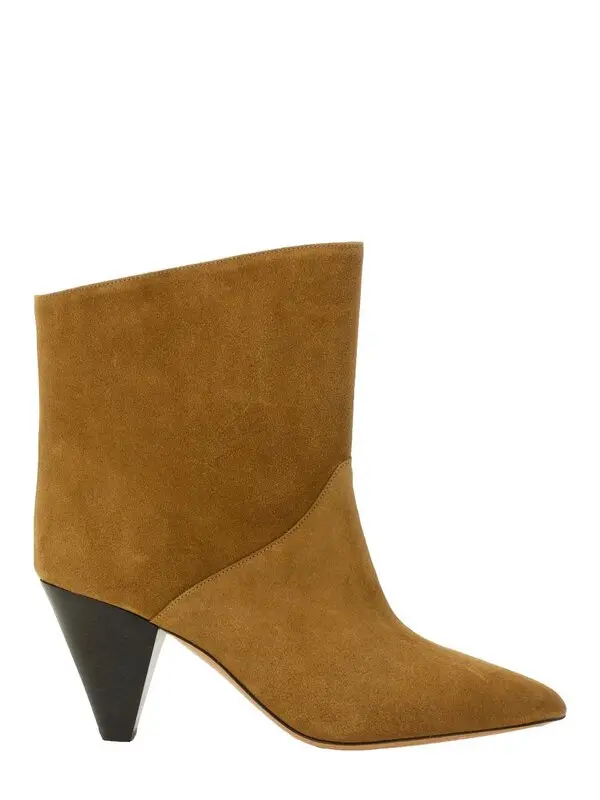 Isabel Marant Étoile Loline Ankle Boots - Cream