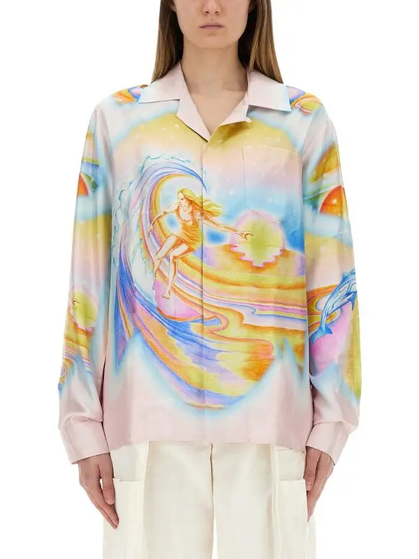 Casablanca Silk Printed Shirt - Multicolor