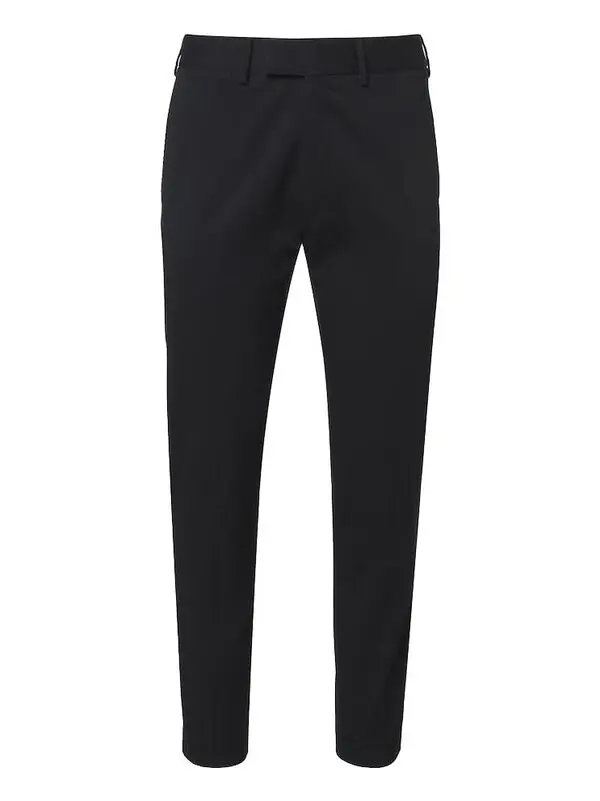 TOM FORD Cotton Twill Straight Chinos - Black