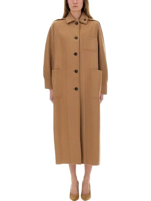 Max Mara Virgin Wool & Cashmere Coat - Cream