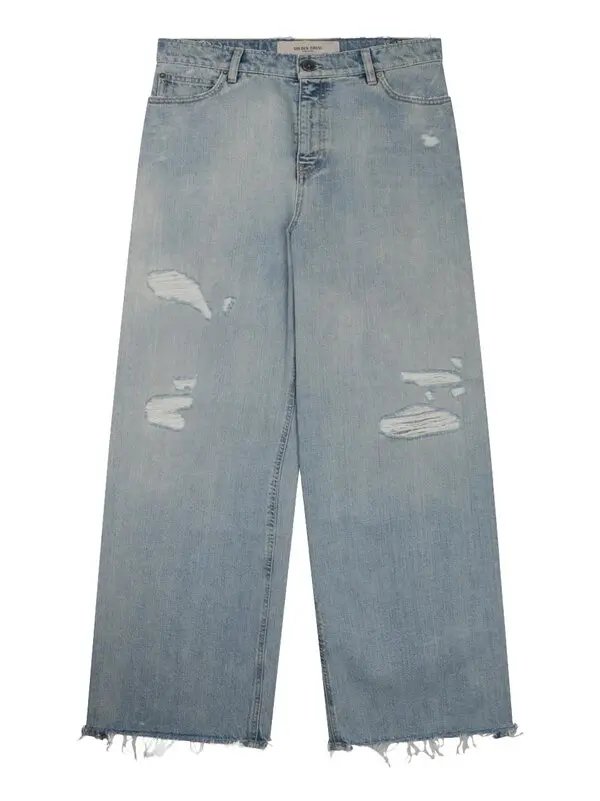 GOLDEN GOOSE Melody Distressed Jeans - Blue