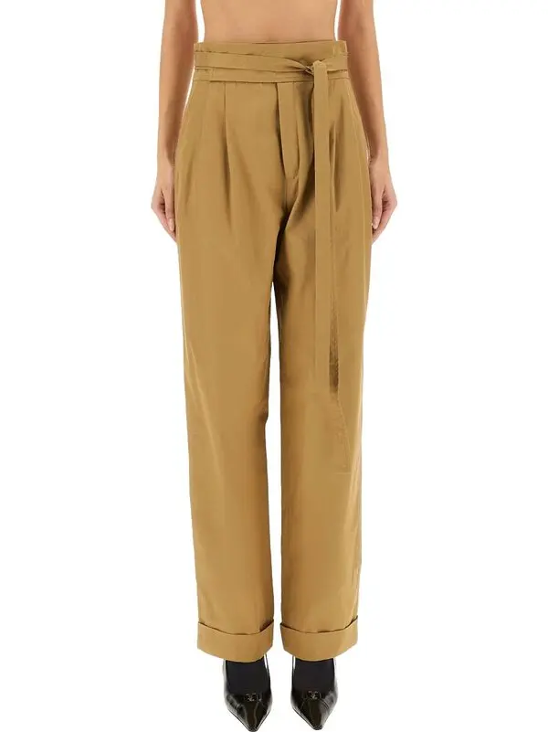 Saint Laurent Gurkha Serge Pants - Cream