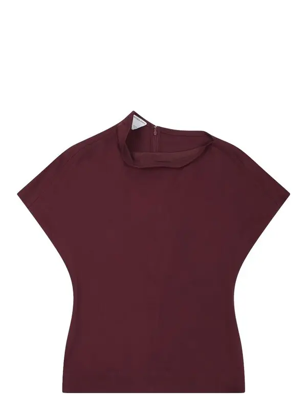 Bottega Veneta Draped Top - Red