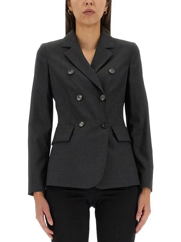 Max Mara Double-breasted Jacket - Multicolor