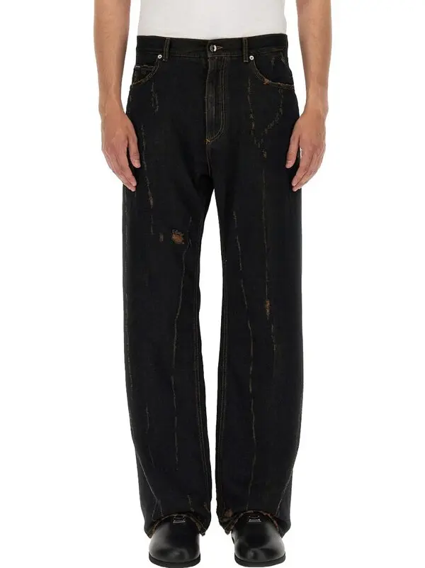 Dolce & Gabbana Distressed Denim Pants - Multicolor