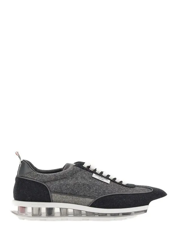 Thom Browne Tech Runner Sneakers - Gray